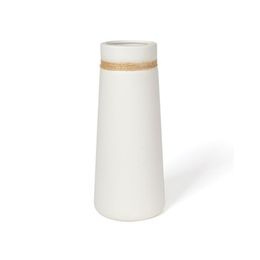 flature Tischvase Keramik Vase Weiß Boho Style
