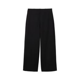 Tom Tailor Denim Damen Basic Culotte, schwarz, Uni, Gr. S