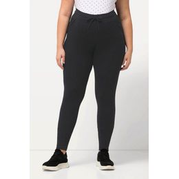 Ulla Popken Funktionshose Bellieva-Jersey Leggings Komfortbund Biobaumwolle