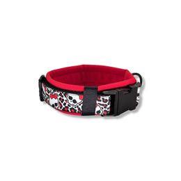 D by E Couture Hunde-Halsband "Red Bow Skull III"