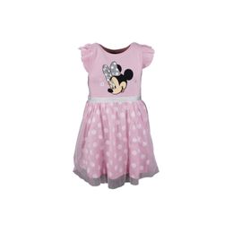 Disney Minnie Mouse Tüllkleid Disney Minnie Maus Mädchen Kinder Kleid Gr. 104 bis 134