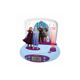 Lexibook Disney Frozen Die Eiskönigin 3D Projektions-Wecker mit Sound Elsa Anna