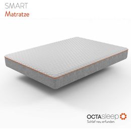 Komfortschaummatratze OCTAsleep Smart Matress, Matratze 90x200, 140x200 cm & weitere Größen, OCTAsleep, 18 cm hoch, Innovative Schaumfedern mit neuartigem Komforterlebnis, H2 + H3, weiß