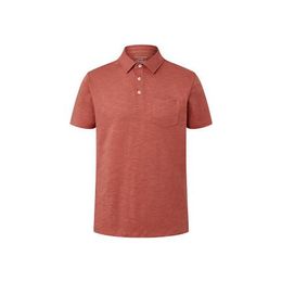 Tchibo Jersey-Poloshirt - Terrakottafarben - Gr.: S