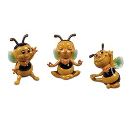 formano Sammelfigur 3er Set formano Bienefiguren Honigbiene Honig Handbemalt Figur Bee