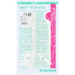 B.Braun Vasco Op Sensitive Handsch.steril puderfrei Gr.7,5 2 St