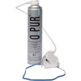 O Pur Sauerstoff Dose inkl.Maske u.Schlauch Spray 8 l