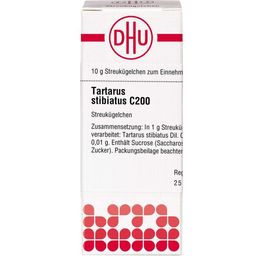 DHU-Arzneimittel Tartarus Stibiatus C 200 Globuli 10 g