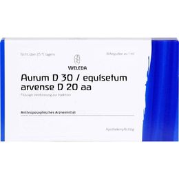 Weleda Aurum D 30/Equisetum arvense D 20 aa Ampullen 8 ml