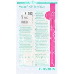 B.Braun Vasco Op Sensitive Handsch.steril puderfrei Gr.8 2 St