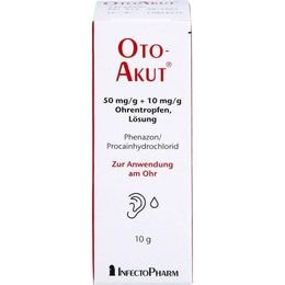 InfectoPharm®  Otoakut 50 mg/g + 10 mg/g Ohrentropfen Lösung 10 g