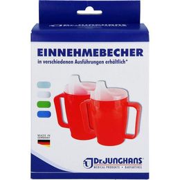 Dr. JUNGHANS Einnehmebecher m.Griff+2 Deckel 4+12mm 1 St