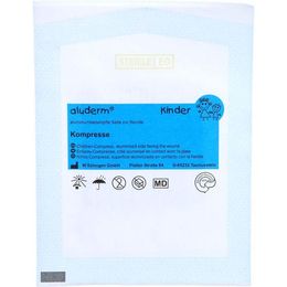 Aluderm Kinder Kompressen 6x6 cm 1 St