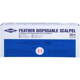 Dr. JUNGHANS Skalpell Einmal Figur 11 Feather 20 St