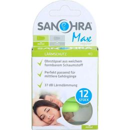 Sanohra max Gehörschutzstöpsel f.Erwachsene 12 St