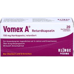 Vomex A Retardkapseln 20 St
