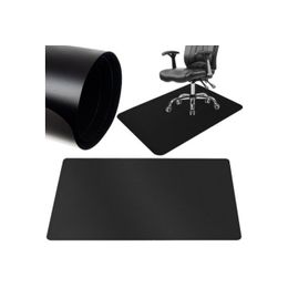 Ruhhy Bodenschutzmatte Schwarze Büro Stuhlschutzmatte
