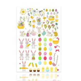 Hey!Easter® Sticker 2x Aufkleber Ostern Sticker mit 50 Motiven zum bekleben von Ostereier