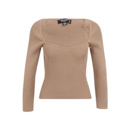 Missguided Petite Pullover Damen Gr&ouml;&szlig;e XS/S dunkelbeige