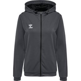 Hummel Athletic Zip-Up Hoodie 'AUTHENTIC PL' female Grey size M