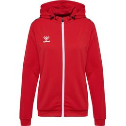 Hummel Athletic Zip-Up Hoodie 'AUTHENTIC' female Red size XXL