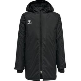 Hummel Sportjacke 'Core XK Bench' Jungen Gr&ouml;&szlig;e 116 schwarz / wei&szlig;