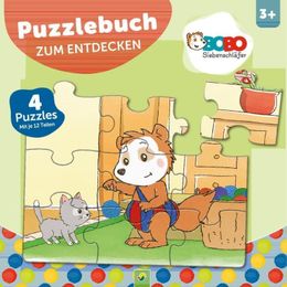 Bobo Siebenschläfer Puzzlebuch zum Entdecken - Schwager & Steinlein Verlag, Pappband