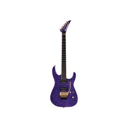 JACKSON E-Gitarre, Pro Series Soloist SL2Q MAH EB Transparent Purple