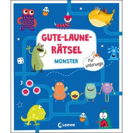 Loewe Verlag Gute-Laune-Rätsel für unterwegs - Monster, Kartoniert (TB)
