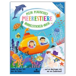 Mein magisches Rubbelsticker-Buch Meerestiere - Amanda Lott, Gebunden