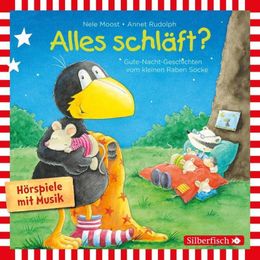 Silberfisch Alles schläft? (Alles ohne Ende!, Alles Monster!, Alles verbummelt!, Alles besser!) (Der kleine Rabe Socke),1 Audio-CD - Nele Moost (Hörbuch)