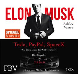 Elon Musk,6 Audio-CDs - Ashley Vance, Elon Musk (Hörbuch)