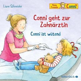 Silberfisch Conni geht zur Zahnärztin / Conni ist wütend (Meine Freundin Conni - ab 3),1 Audio-CD - Liane Schneider (Hörbuch)