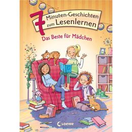 Loewe Verlag Leselöwen - Das Original - 7-Minuten-Geschichten zum Lesenlernen - Das Beste für Mädchen, Gebunden