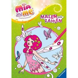 RAVENSBURGER VERLAG Mia and me: Malen nach Zahlen ab 5, Kartoniert (TB)