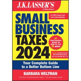 J.K. Lasser's Small Business Taxes 2024 - Barbara Weltman, Kartoniert (TB)