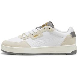 Puma Court Classic Lux Sneaker Herren in Puma white-alpine snow-cast iron