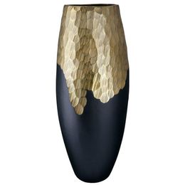 Gilde Dekoobjekt Handgefertigte 'Favo' Aluminium Vase