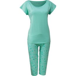 REDBEST Pyjama Damen-Schlafanzug Single-Jersey Streifen