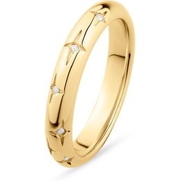Esprit Ring Damen Gr&ouml;&szlig;e 50 gold / transparent