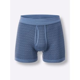 w&auml;schepur men Herren Hose kurz, hellblau-bedruckt, Gr&ouml;&szlig;e 7