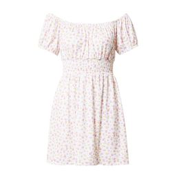 In The Style Kleid Damen Größe 38 creme / gelb / rosa Winterkleid