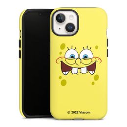 DeinDesign iPhone 14 Handy Panzer Handyh&uuml;lle robuste Outdoor H&uuml;lle Schutzh&uuml;lle matt Official Licensed Product Kindheit Spongebob Tough Case