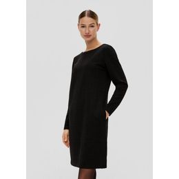 s.Oliver Minikleid Jacquard-Kleid mit Viskose