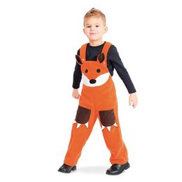 Fries Kostüm Fuchs Latzhose für Kinder Zum Spielen und Verkleiden