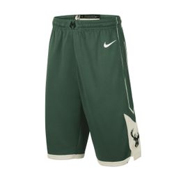 Milwaukee Bucks Icon Edition Nike NBA Swingman Shorts für ältere Kinder - Grün