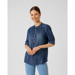 Fiora Blue Denim-Bluse