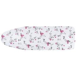 Maximex Bügelbrettbezug Keramik M Floral, bis 126 x 41 cm einsetzbar, rot