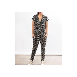 Nukus Overall Suit Jumpsuit Jersey Overall mit Allover Print aus Viskose