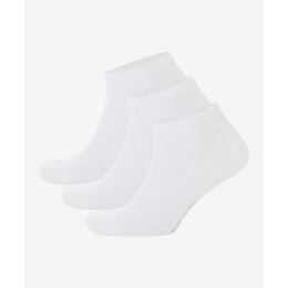 Brax Unisex Sneakersocken 3er-Pack Sneakersocken, Weiß, Gr. 35-38